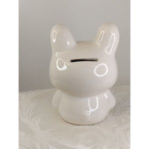 unbranded | Other | Cute White Pink Ceramic Bunny Bank 5x4 | Poshmark